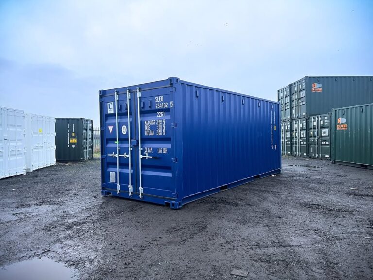 20Ft Shipping Container (One Trip) – Blue - Container Prod AU